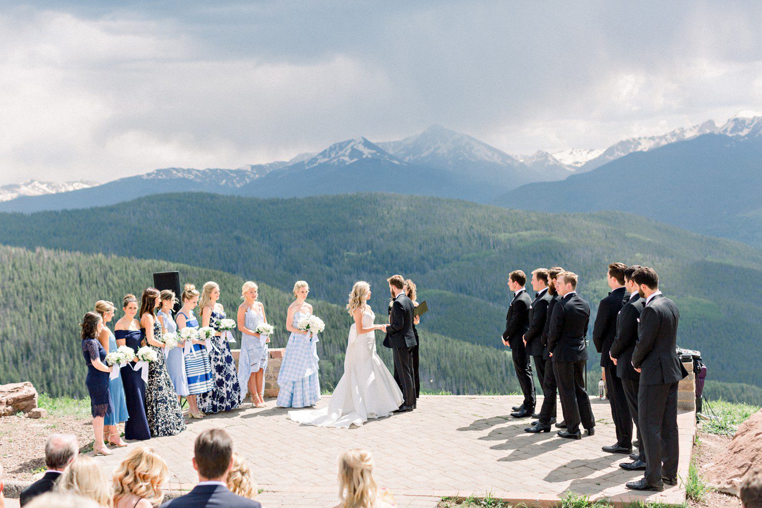 Wedding at Vail Mountain Wedding Deck & The Sonnenalp Hotel - Colorado ...